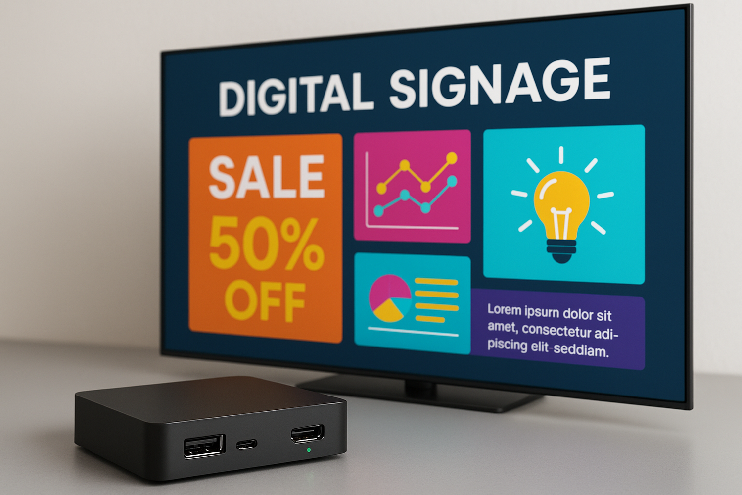 Digital Signage Player For TV – X96mini TV Box