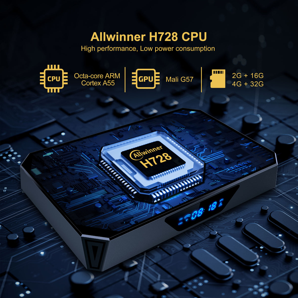 Allwinner H728 Chip Solutiom 8K Android 14 - Caja de TV X96mini