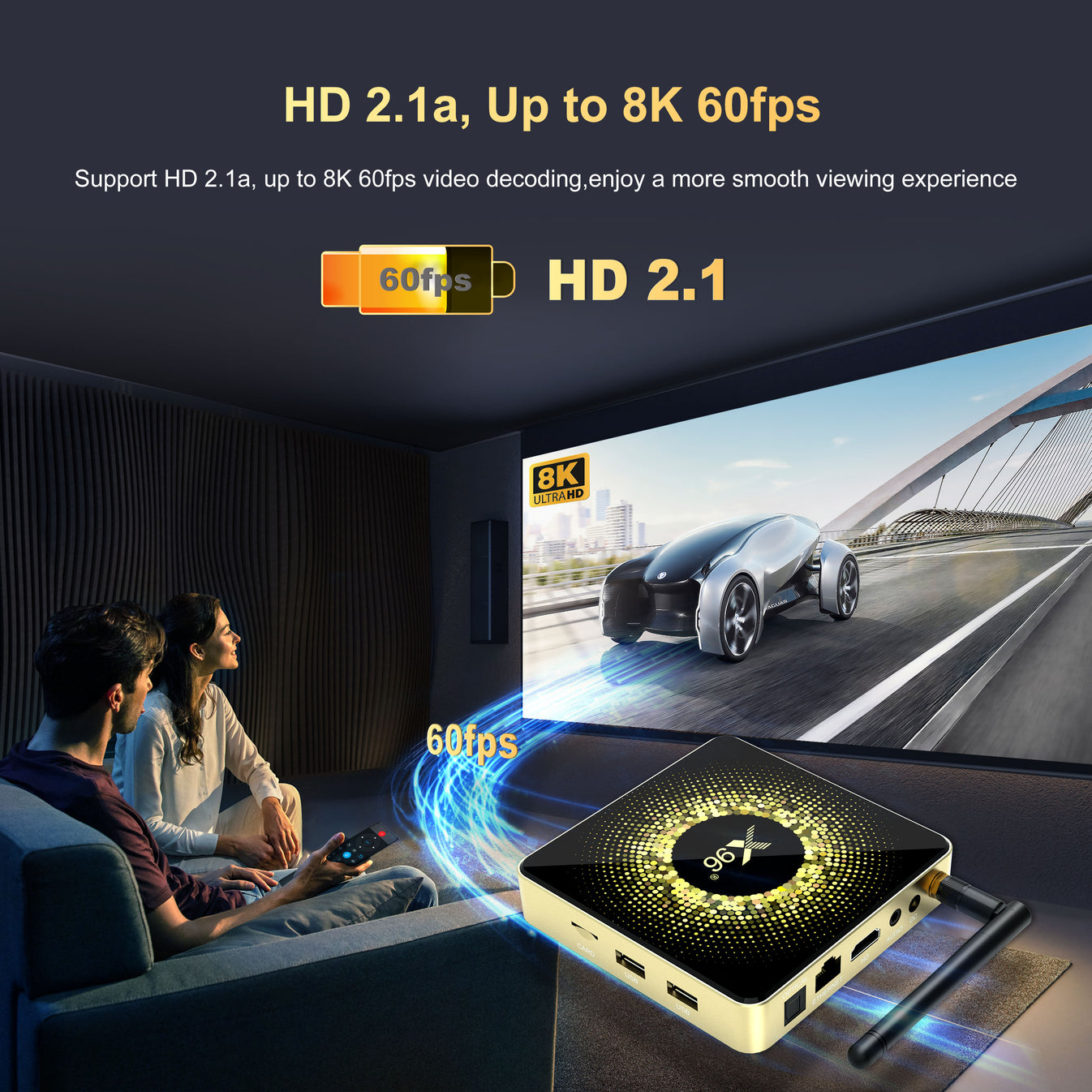 X96 X10 Android Digital Signage Media Player Penta Core Amlogic S928X ...